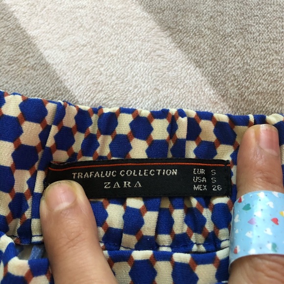 Zara | Pants & Jumpsuits | Zara Chess Print Wide Leg Pants | Poshmark